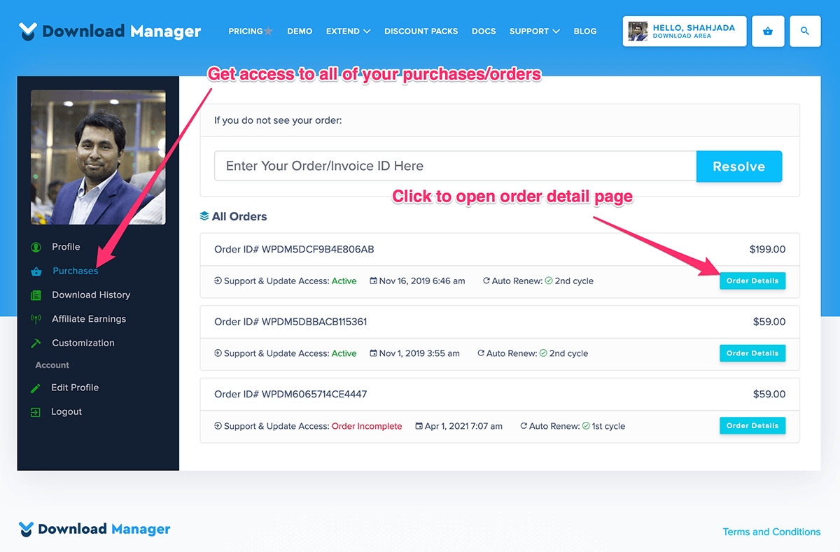 Installing WordPress Download Manager Pro