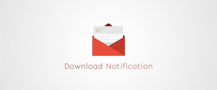 Download Notifications - WordPress Download Manager