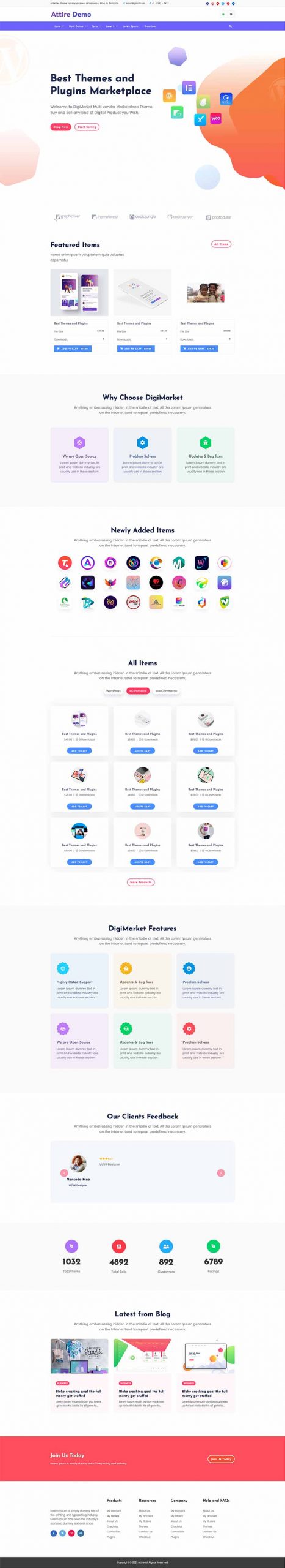 Attire - All-in-One WordPress Theme - WordPress Download Manager