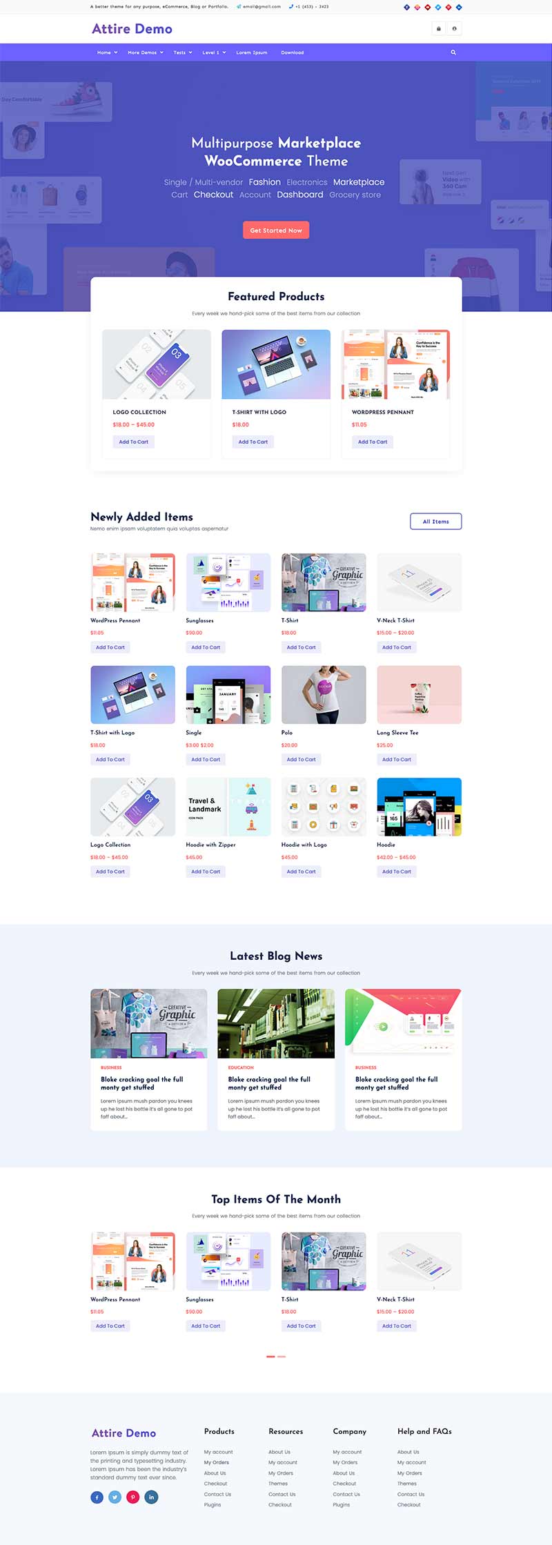 Attire - All-in-One WordPress Theme - WordPress Download Manager